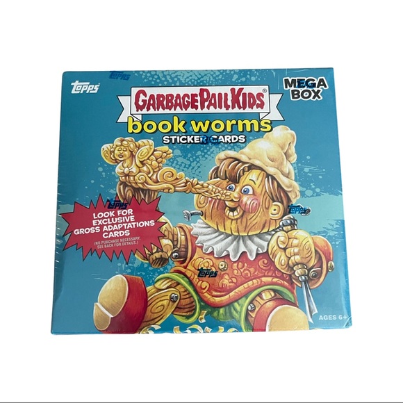 Topps | Toys | Garbage Pail Kids Sealed Set Of Bookworm Stickers | Poshmark